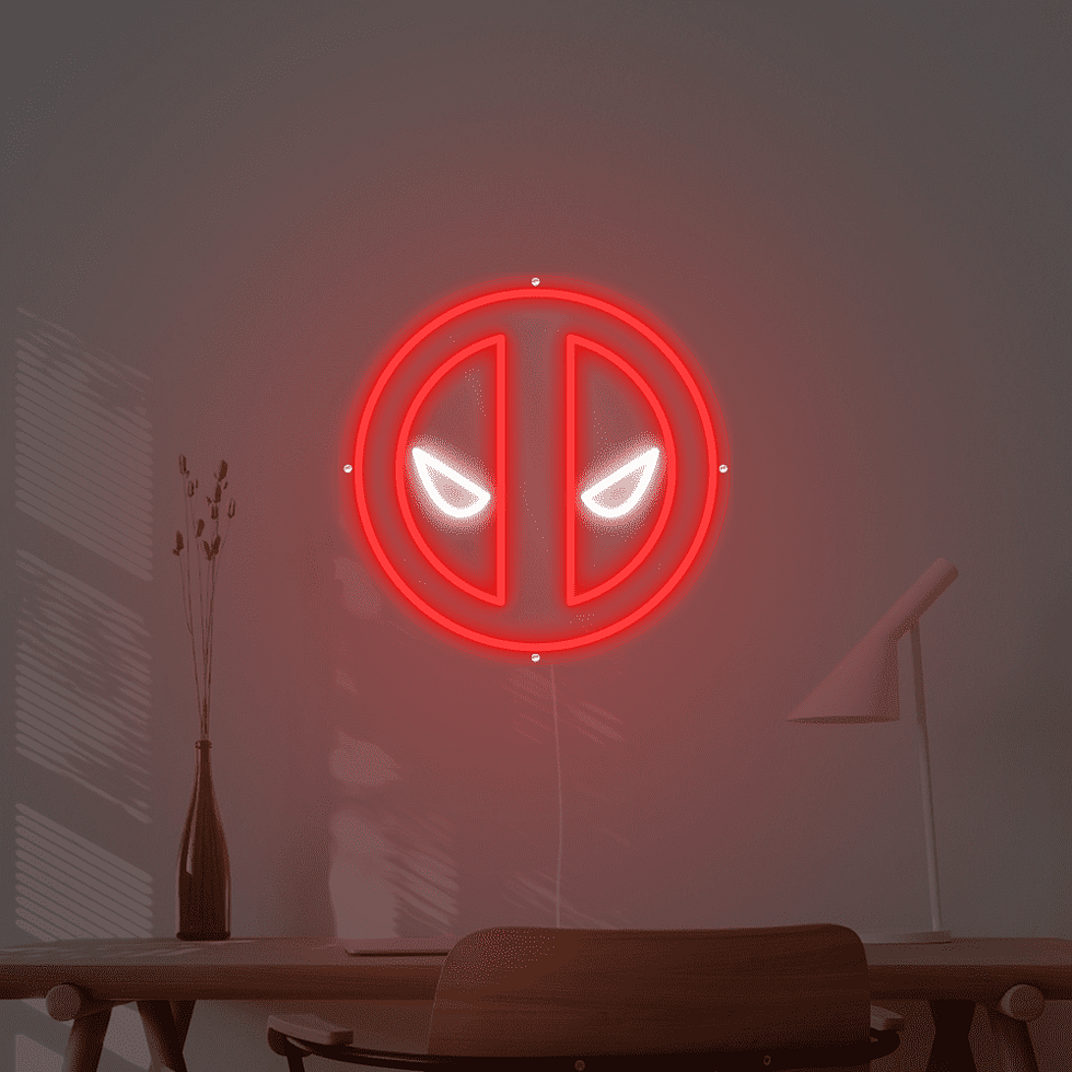 Neón LED - Deadpool | Drawmeaneon